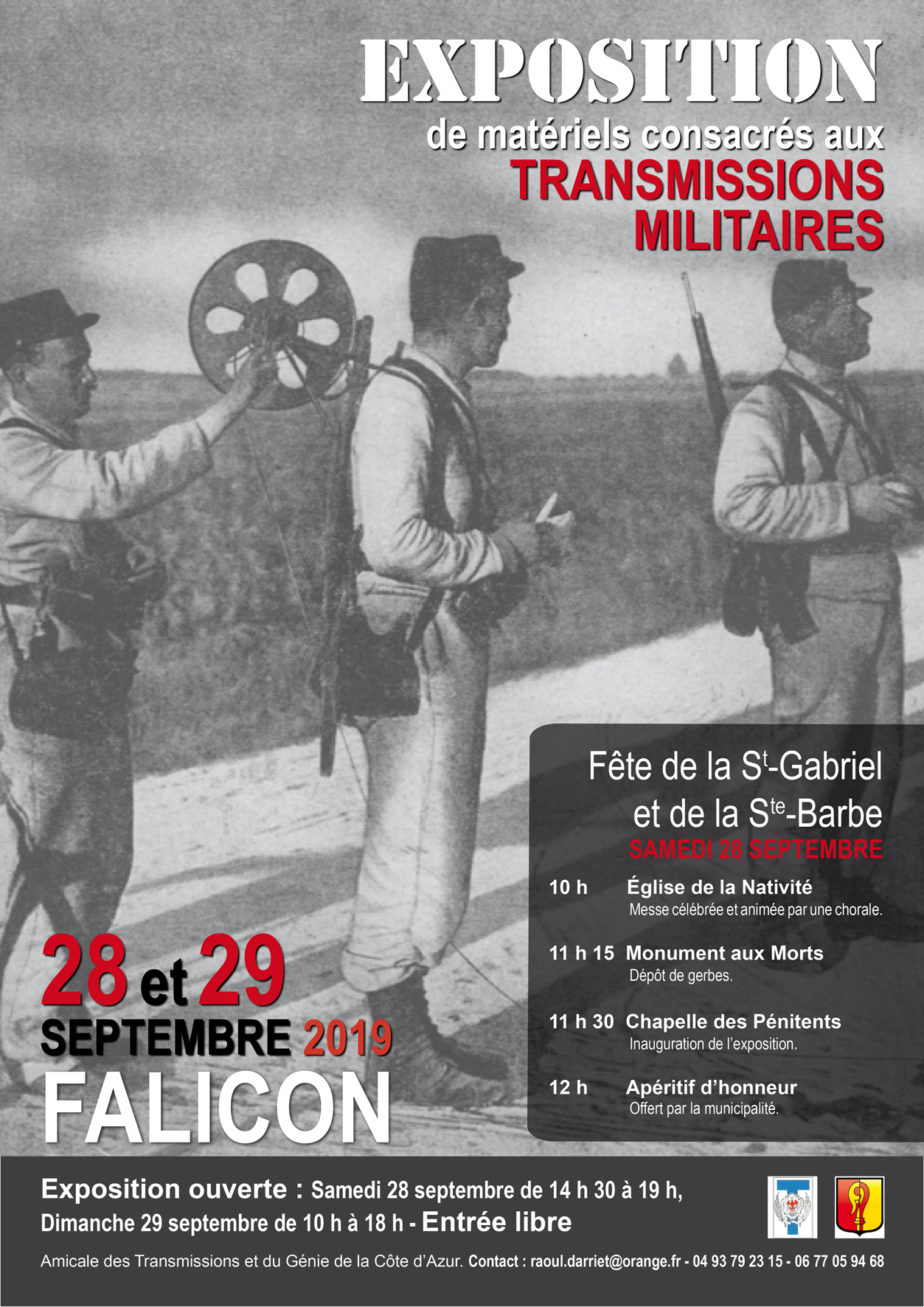 Exposition de matériels de transmissions militaires | Falicon