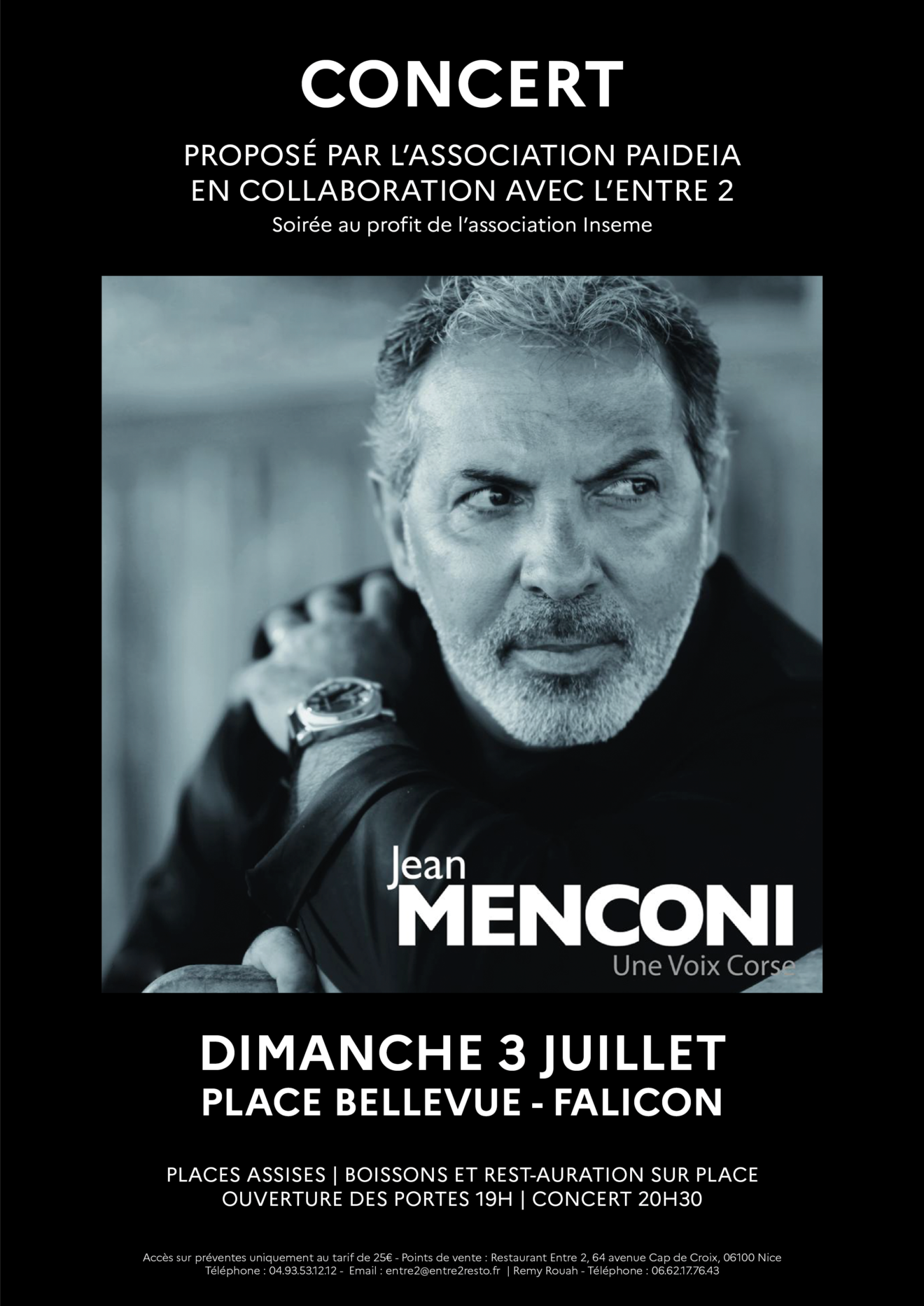 Concert Jean Menconi | Falicon